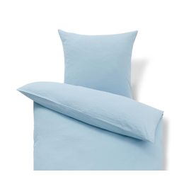 Tchibo - Seersucker-Bettw&auml;sche - hellblau