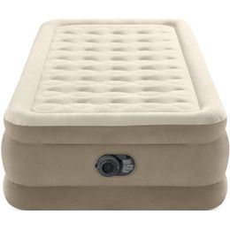 Luftbett Intex "DuraBeam UltraPlush" Gr. 99, beige, Luftbetten, B/H/L: 99cm x 46cm x 191cm, PVC, Viskose, B:99cm H:46cm L:191cm