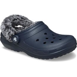 Crocs Damen Hausschuh "Unisex Classic Fleece Lined Clog", Gr. 45navy, Croslite , Schuhe, Clog, Pantoffel mit Warmfutter