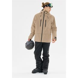 Skijacke WHISTLER "Takoda", Herren, Gr. XXL, hellbraun, 100% Polyester, unifarben, normal, ohne Ausschnitt, Jacken Skijacke, atmungsaktiv und wasserabweisend