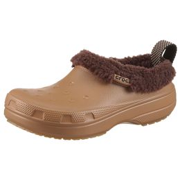 Crocs Herren Clog "Unisex Classic Lined Shorty", Gr. 48braun, Croslite , Schuhe, Regenschuh, Outdoorschuh, Hausschuh mit Warmfutter