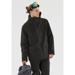 Skijacke WHISTLER "Takoda", Herren, Gr. 4XL, schwarz, 100% Polyester, unifarben, normal, ohne Ausschnitt, Jacken, atmungsaktiv und wasserabweisend