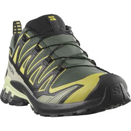 Salomon Herren Laufschuh "XA PRO 3D V9 GORE-TEX", Gr. 42urban chic, schwarz, cress grün, Synthetik, Textil, Schuhe, wasserdicht