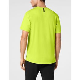 T-Shirt Plein Sport "T-Shirt", Jungen, Gr. 4XL, 29, gelbfluo, Obermaterial: 89% Polyester, 11% Elasthan, Shirts