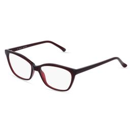 Fielmann ABC 069 CL Brille Damen | Fassung: Vollrand, Butterfly, Burgunder