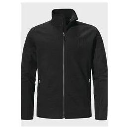 Sch&ouml;ffel Fleecejacke SCH&Ouml;FFEL "Hiking CIRC Fleece Jk Style Terxa MNS", Herren, Gr. 54, schwarz (9990, schwarz), Oberstoff: 100% Polyester, regular fit, hoch geschlossener Ausschnitt, Jacken Fleecejacke