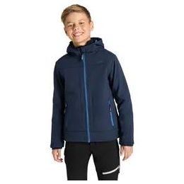 CMP "KID SOFTSHELL JACKET FIX HOOD" mit Kapuze mit Clima Protect Membran, wasserabweisend, atmungsaktiv