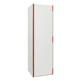 Magazin Schrank P100 Weiß / RAL 2001 Rotorange