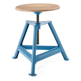 Hocker Chemnitz h&ouml;henverstellbar RAL 5024 Pastellblau