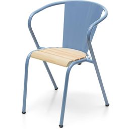 ARCALO Stuhl Estoril Holz RAL 5014 Taubenblau