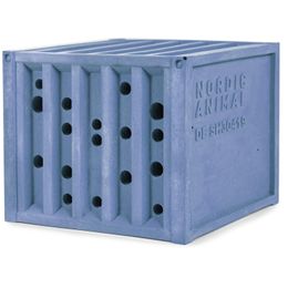 Nisthilfe Wildbienen-Hotel Container Blau Klein
