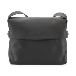 Harold’s Lederwaren Ledertasche Messenger Schwarz Querformat