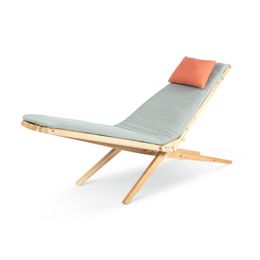 Weltevree Faltliege Woodlounger Blau/Rot