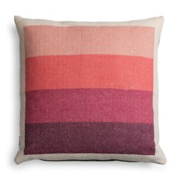 Røros Tweed Kissenhülle Åsmund Bold Pink-Grün