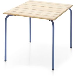 ARCALO Tisch Estoril Holz RAL 5014 Taubenblau