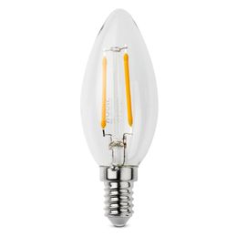 Sigor Licht LED-Filament-Kerzenlampe E14 Klar E 14 45 W