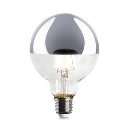 LED-Kopfspiegellampe Globe Chrom