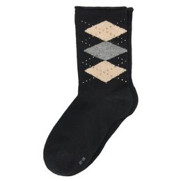 Gina Benotti 1 Paar Damen Socken mit Zier-Steinen