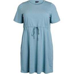 Flash By Zizzi Kleid 'Flcaja' Damen Gr&ouml;&szlig;e 46 taubenblau Winterkleid