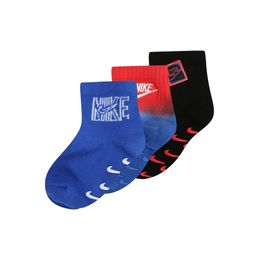 Nike Sportswear Socken 'GLOW WITH ME' Jungen Größe 18.5/27 blau / rot / schwarz / weiß