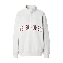 Abercrombie & Fitch Abercrombie & Fitch Sweatshirt Damen Gr&ouml;&szlig;e XL grau / bordeaux