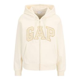 GAP Tall Sweatjacke 'HERITAGE' Damen Gr&ouml;&szlig;e L gold / offwhite