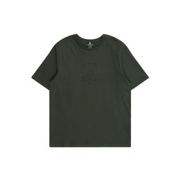 name it T-Shirt 'NKMNADIR' Jungen Gr&ouml;&szlig;e 146/152 camel / grau / mint / tanne