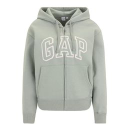GAP Petite Sweatjacke 'HERITAGE' Damen Gr&ouml;&szlig;e M pastellgr&uuml;n / wei&szlig;