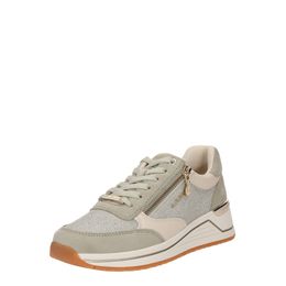 s.Oliver Sneaker Damen Größe 40 beige / pastellgrün / silber