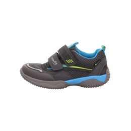 Superfit Leder-Sneakers "Storm" in Anthrazit - 34% | Größe 34 | Kindersneakers