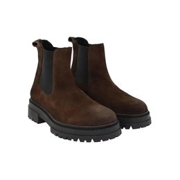 Tommy Hilfiger Shoes Leder-Chelsea-Boots in Braun - 31% | Größe 42 | Herrenstiefel
