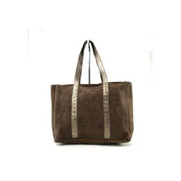 Marlon Leder-Shopper "Cornelia" in Dunkelbraun - (B)45 x (H)26 x (T)11 cm - 72% | Damen-taschen