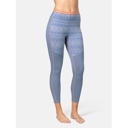 KARI TRAA Thermounterhose "Mina" in Blau - 29% | Größe M | Damen-sportunterwaesche