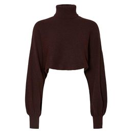 Pieces Rollkragenpullover in Braun - 42% | Gr&ouml;&szlig;e L | Damen-pullover-cardigans