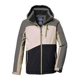 Killtec Funktionsjacke in Schwarz/ Creme/ Grau - 33% | Größe 164 | Kinderjacken