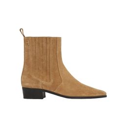 Tommy Hilfiger Shoes Leder-Boots in Beige - 39% | Gr&ouml;&szlig;e 36 | Damen-stiefel