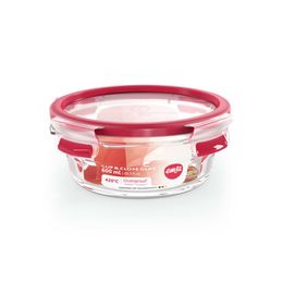 Emsa Frischhaltedose "Clip & Close" in Rot - 600 ml - 30% | Aufbewahren-servieren