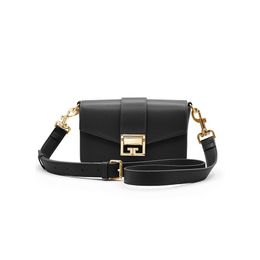 ATELIERS SAINT GERMAIN Leder-Umhängetasche in Schwarz - (B)20 x (H)13 x (T)5 cm - 81% | Damen-taschen