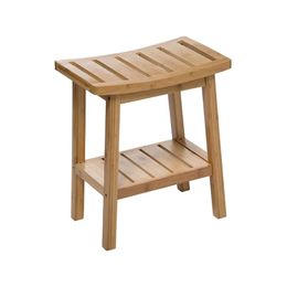 WellHome Beistelltisch in Hellbraun - (B)39 x (H)46 x (T)25 cm - 66% | Tische