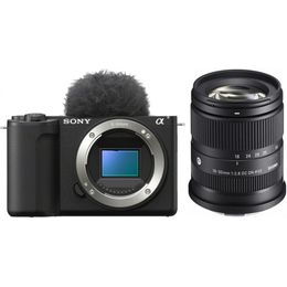 Sony Alpha ZV-E10 II + Sigma 18-50mm f2,8 DC DN (C) für Sony-E - abzgl. 50,00€ Winter Cashback