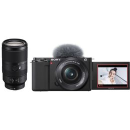 Sony Alpha ZV-E10 + 16-50mm + SEL 70-350mm f4,5-6,3 G OSS - abzgl. 100,00€ Welcome to Alpha-Bonus
