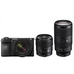 Sony Alpha ILCE-6700 + 18-135mm + 15mm f1,4 G + 70-350mm f4,5-6,3 G - abzgl. 100,00€ Winter Cashback