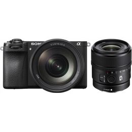 Sony Alpha ILCE-6700 + 16-55mm + 15mm f1,4 G - abzgl. 200,00€ Winter Cashback - abzgl. 100,00€ Welcome to Alpha-Bonus