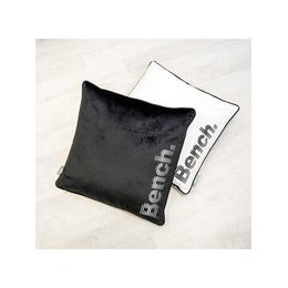 Bench Kissenh&uuml;lle in Schwarz/ Wei&szlig; - (L)50 x (B)50 cm - 13% | Dekokissen