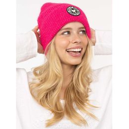 Zwillingsherz Mütze "Wild at Heart" in Pink - 32% | Damen-muetzen-caps