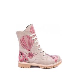 Streetfly Boots in Rosa/ Beige/ Bunt - 53% | Größe 37 | Damen-stiefel