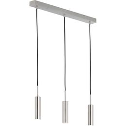 Schöner Wohnen Kollektion LED Pendelleuchte "Stina", grau (nickelfarben), 3, H: 6cm, 1 Stk., SCHÖNER WOHNEN-KOLLEKTION, Leuchten