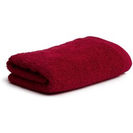 M&ouml;ve Handt&uuml;cher M&Ouml;VE "Superwuschel", rot (ruby), B:60cm L:110cm, Walkfrottee, Baumwolle, Handt&uuml;cher, Handtuch mit Bord&uuml;re, 100% Premium Cotton Baumwolle, einfarbig, weich