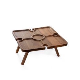 Homla Tablett "Mooka" in Braun - (L)34 x (B)34 cm - 10% | Aufbewahren-servieren