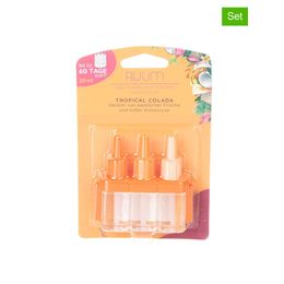 Ruum 6er-Set: 3-Phasen-Duftstecker "Tropical Colada", je 20 ml - 10% | Kerzen-vasen
